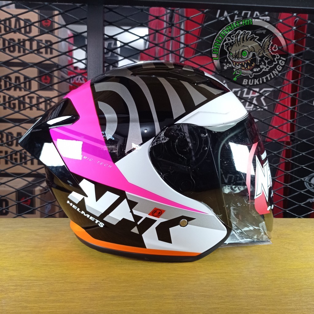Jual NHK R1 ELITE AERO DYNAMIC BLACK PINK | Shopee Indonesia