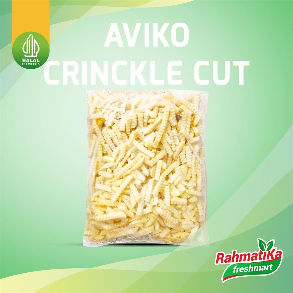 Jual AVIKO Kentang Goreng / Crinkle Cut 2.5 Kg | Shopee Indonesia