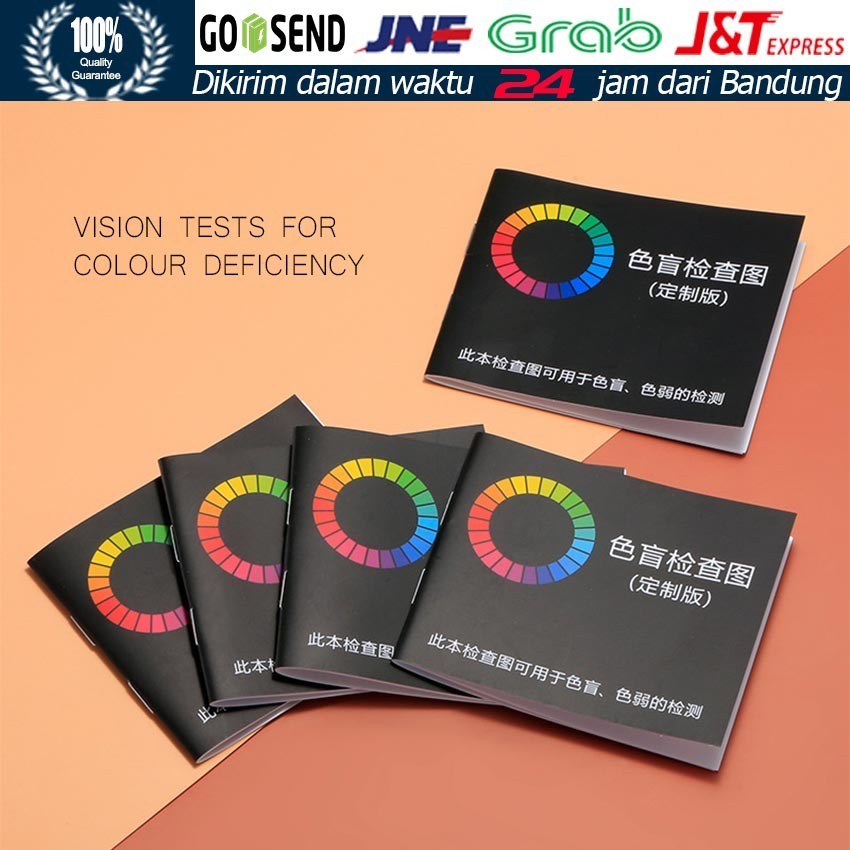 Jual Buku Isihara / Buku Tes Rabun Mata / Buku Test Buta Warna | Shopee ...