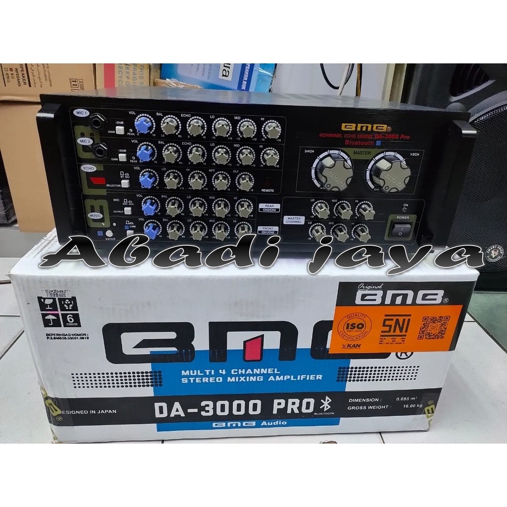 Jual ampli bmb da3000 pro bt da3000 pro bt da 3000 pro blutooth garansi ...
