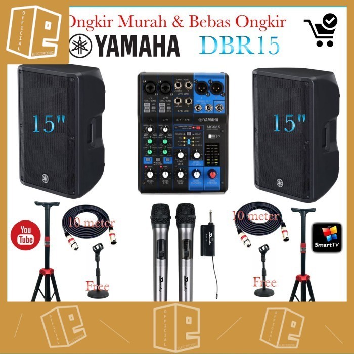 Jual paket sound system yamaha Dbr15 original 15 inch DBR Outdoor Cafe ...