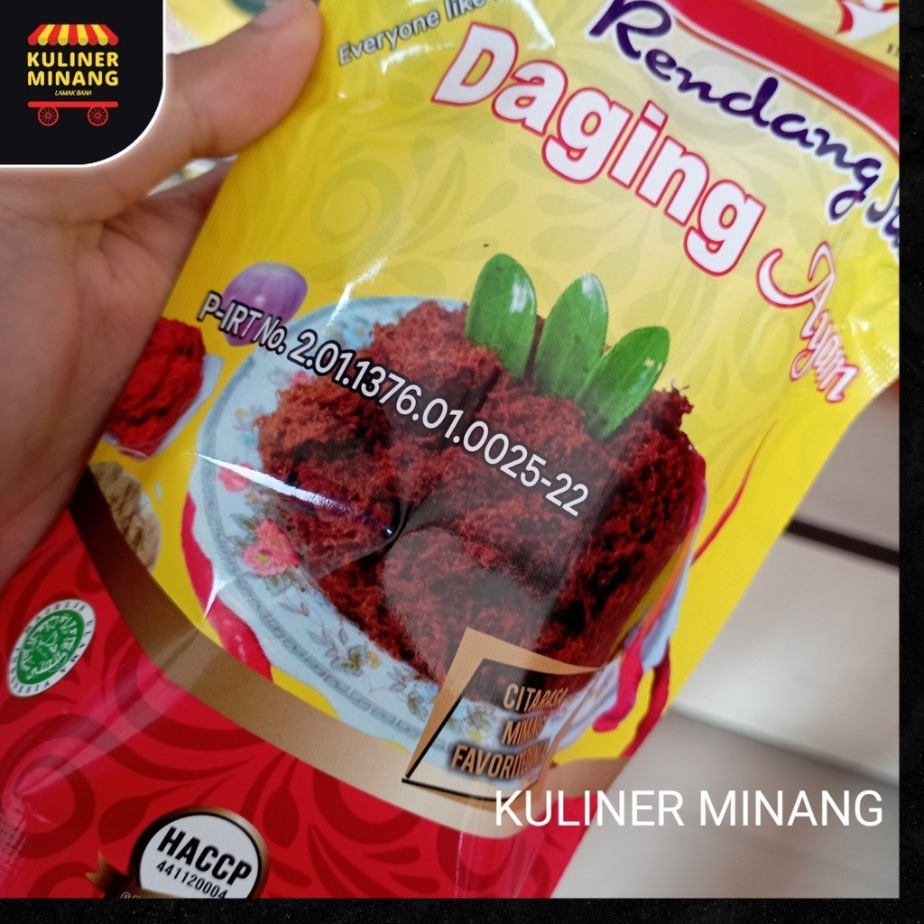Jual Kuliner Minang Rendang Suir Daging Ayam Riry 200g Oleh Oleh ...
