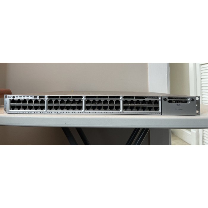 Jual Cisco Catalyst 3850 WS-C3850-48U-2 V05 48-Port UPOE Gb Switch SNC | Shopee Indonesia