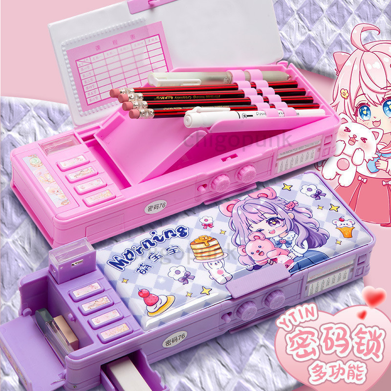 Jual Kotak Pensil Multifungsi COD Tempat Pensil Anak Perempuan Kotak ...