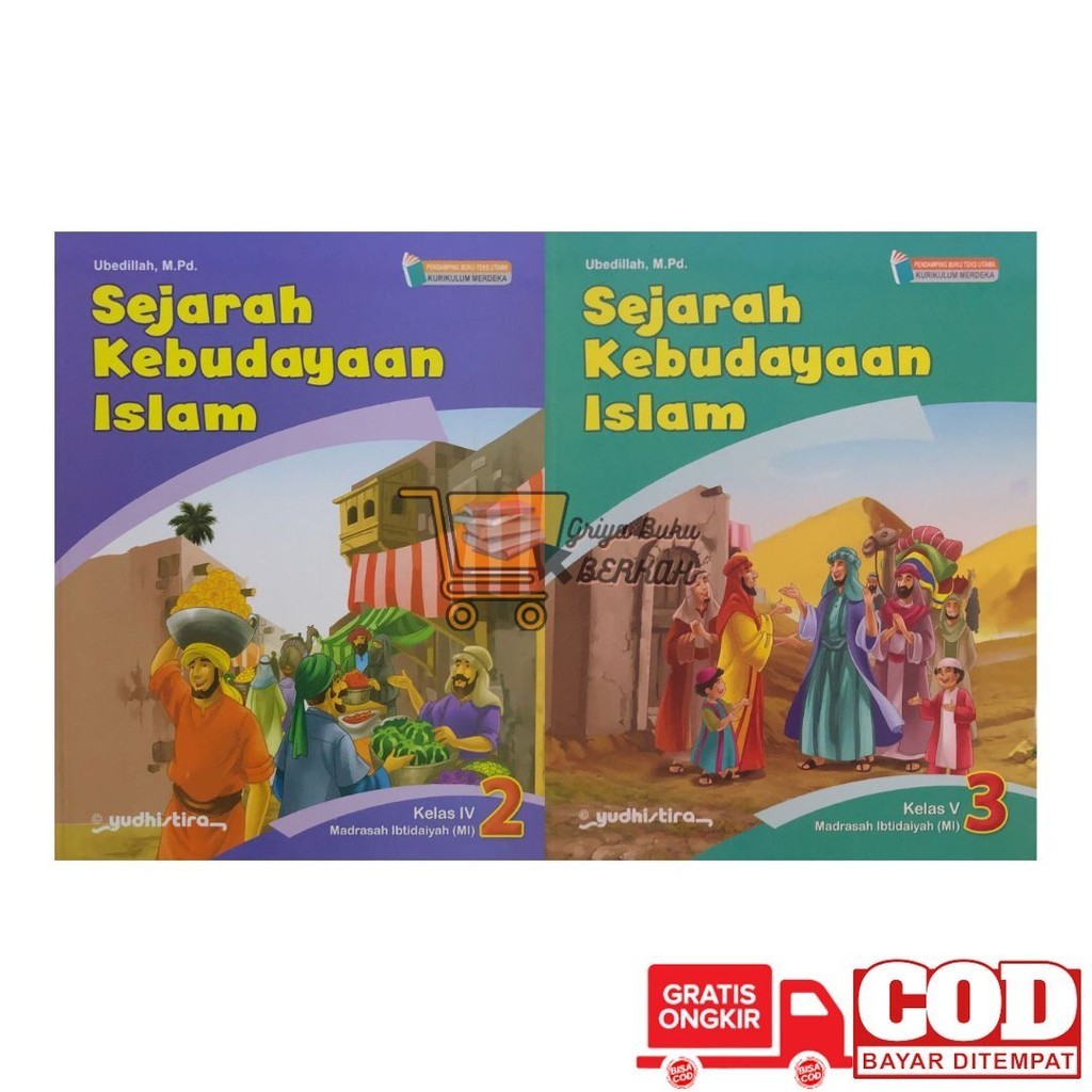 Jual Sejarah Kebudayaan Islam Kelas 3 4 5 6 MI Kurikulum Merdeka SKI Penerbit Yudhistira ...