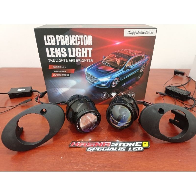 Jual LAMPU BILED FOGLAMP PROJECTOR HONDA OVAL 2 INCH HRV,JAZZ,BRIO DLL ...