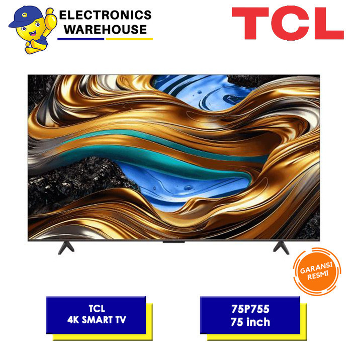 Jual TCL 75P755 4K UHD HDR10+ Google TV w/ Dolby Vision-Atmos 75 Inch ...