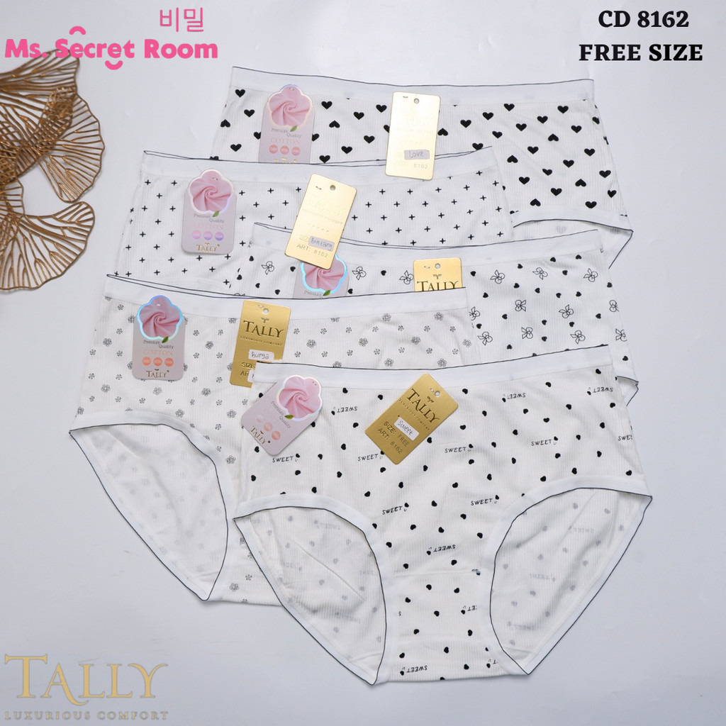 Jual CD TALLY 8162 WARNA PUTIH HITAM | FREE SIZE | BAHAN KATUN PREMIUM ...