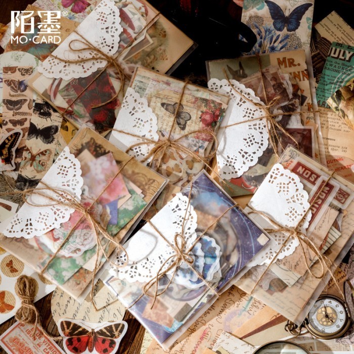 Jual Isi 83 Pcs/ Pack SCRAPBOOK PAPER KIT Journalling Set Lengkap ...