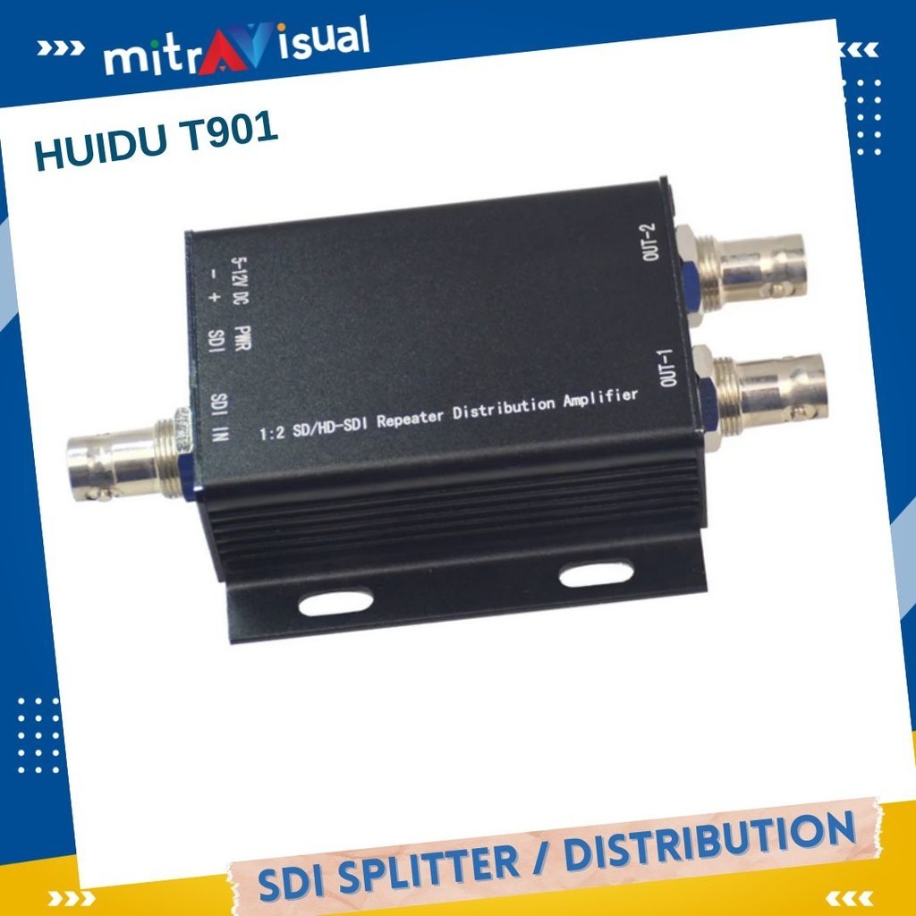 Jual SDI Amplifier Repeater 1 in 2 3G/SDI Splitter Extender | Shopee ...