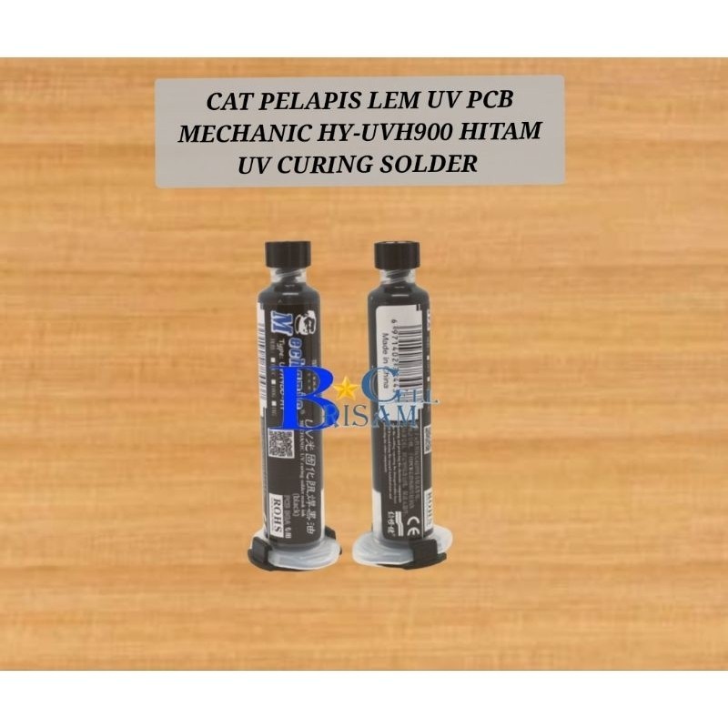Jual CAT PELAPIS LEM UV PCB MECHANIC HY-UVH900 HITAM UV CURING SOLDER ...