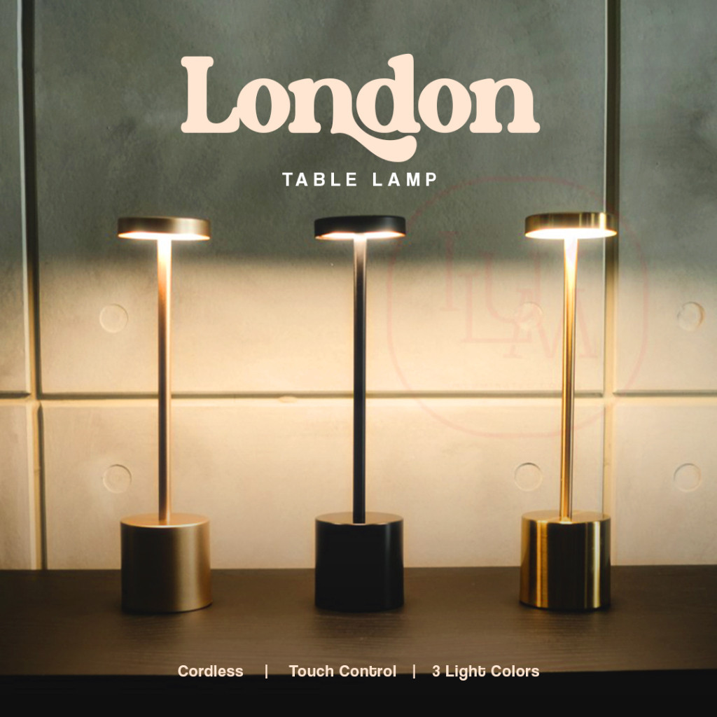 Jual Bar Table Lamp Lampu Meja Nordic Minimalis Sentuh Metal Desk Lamp ...