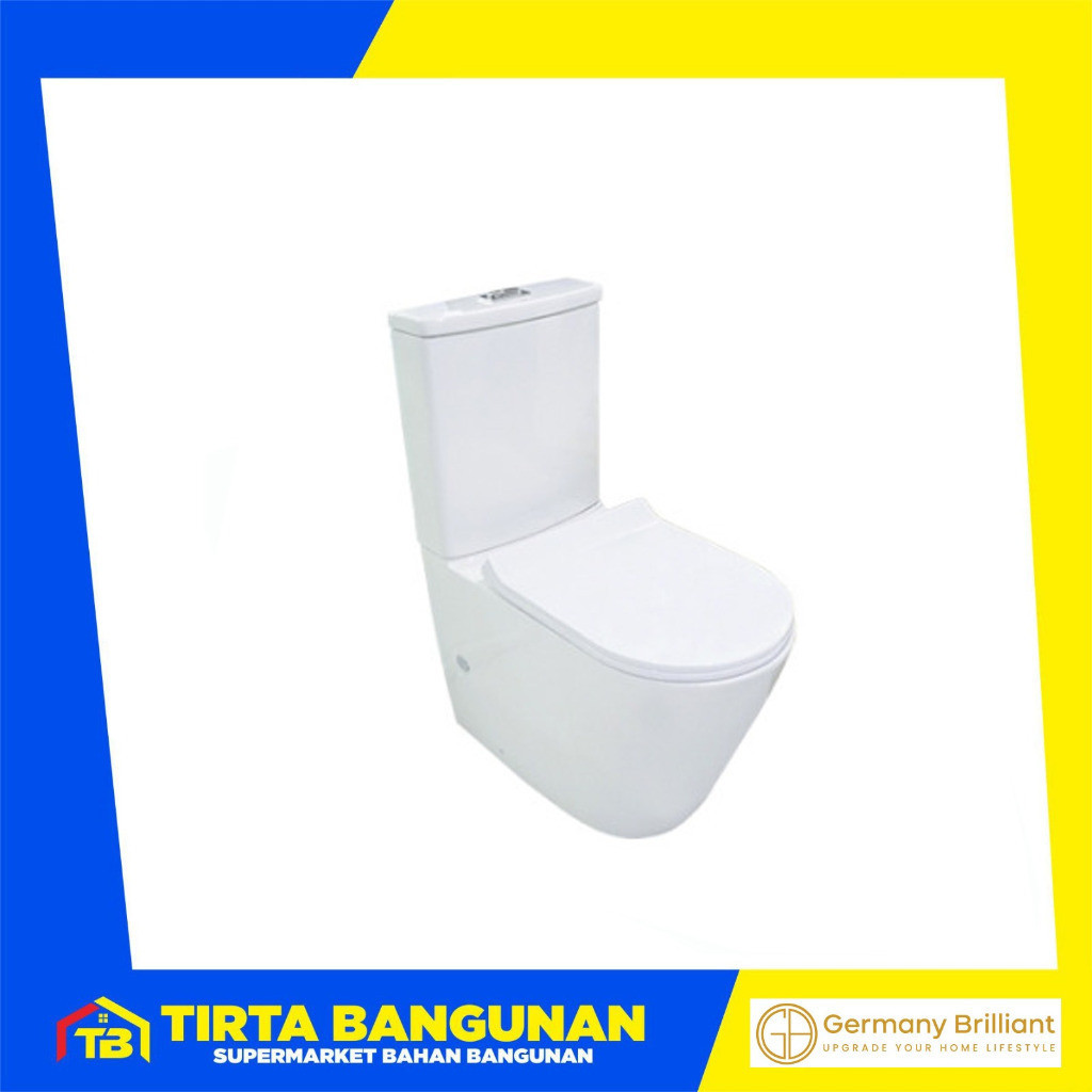 Jual GERMANY BRILLIANT GBC TW07 WASH DOWN TWO PIECE TOILET/ KLOSET/ WC DUDUK | Shopee Indonesia