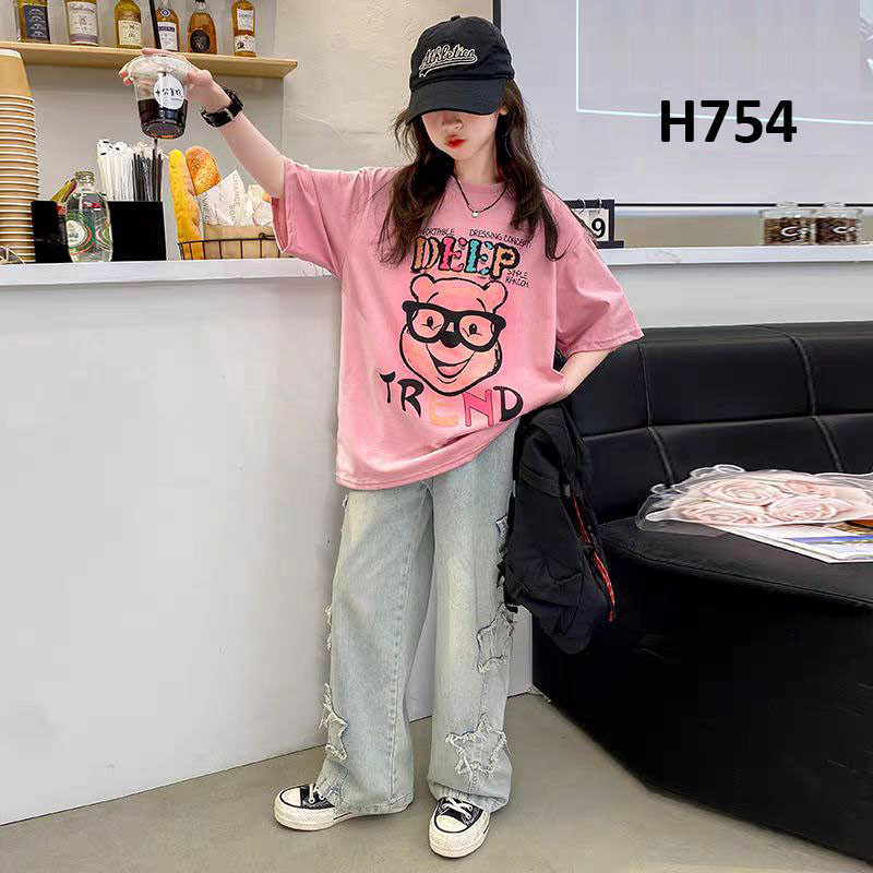 Jual H754 BAJU SETELAN DEEP POOH ANAK PEREMPUAN TANGGUNG | Shopee Indonesia