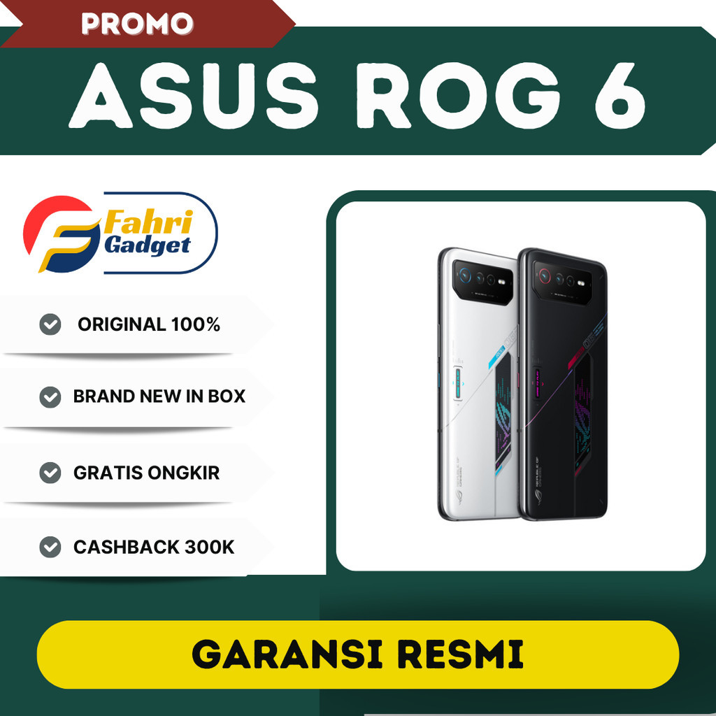 Jual ASUS ROG 12/256GB 6 8/256GB - Chipset Snapdragon 8+ Gen 1, Layar ...