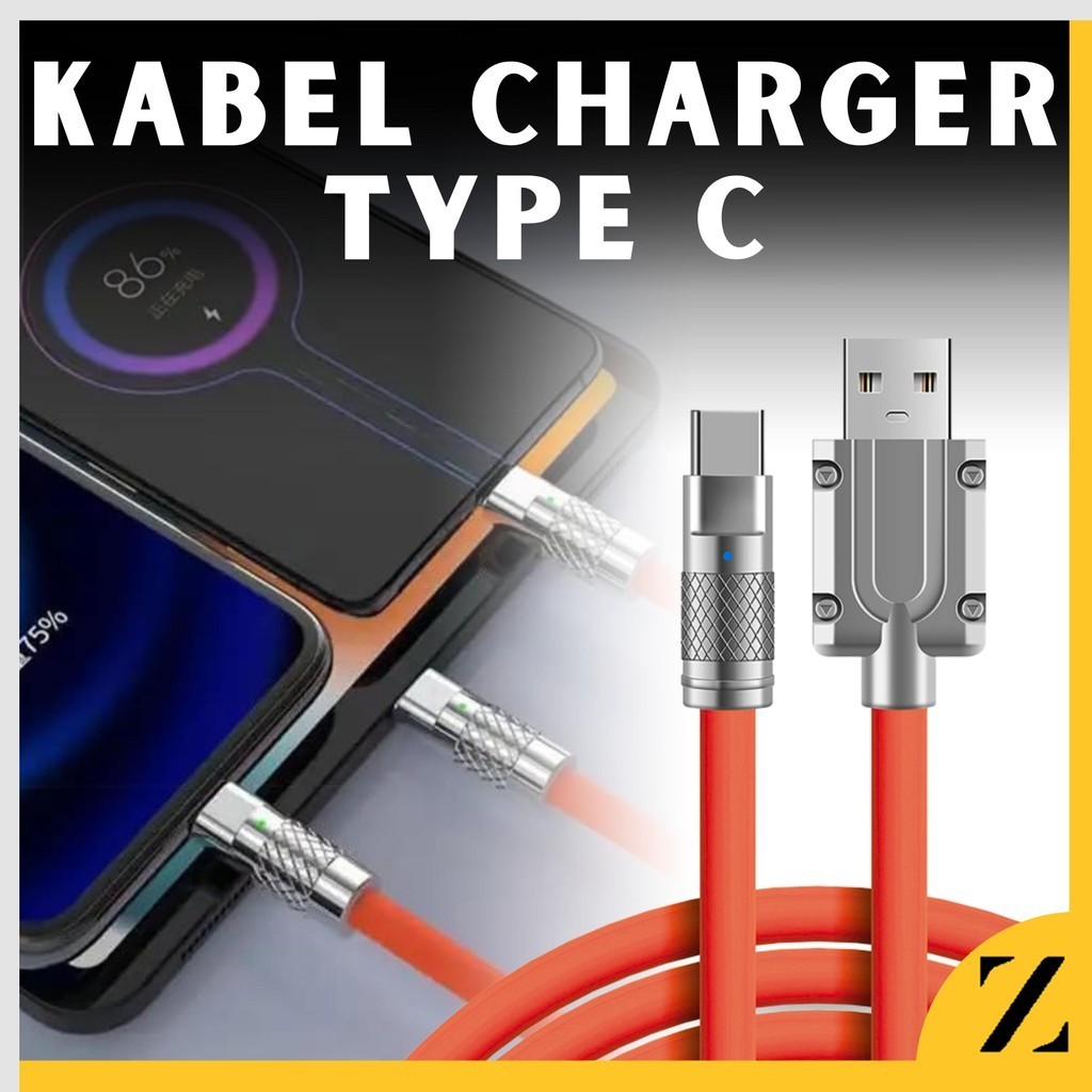 Jual Kabel Data Charger Type C 120W Watt Data Cable Cas Carger Fast ...