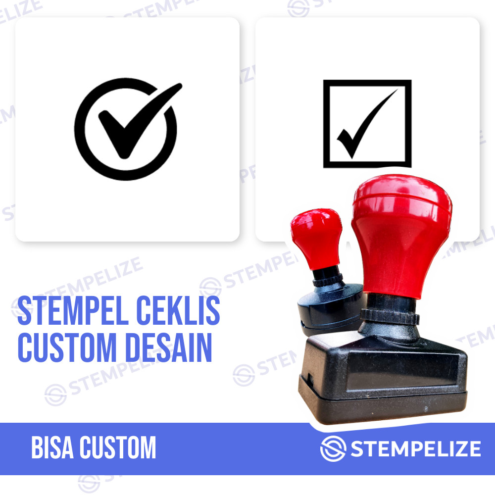 Jual Stempel Ceklis Custom Desain | Shopee Indonesia