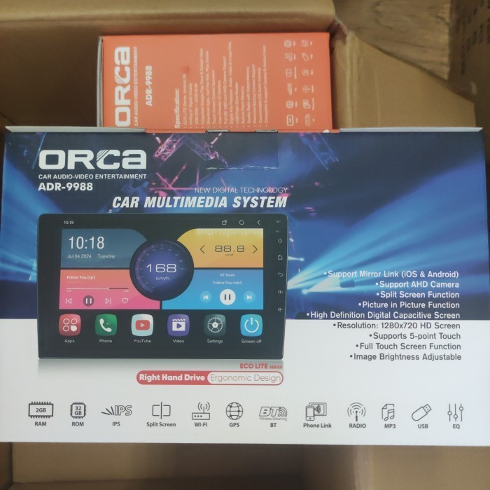Jual HEAD UNIT ANDROID 9 INCH ORCA ECO LITE SERIES / Head Unit Android ...