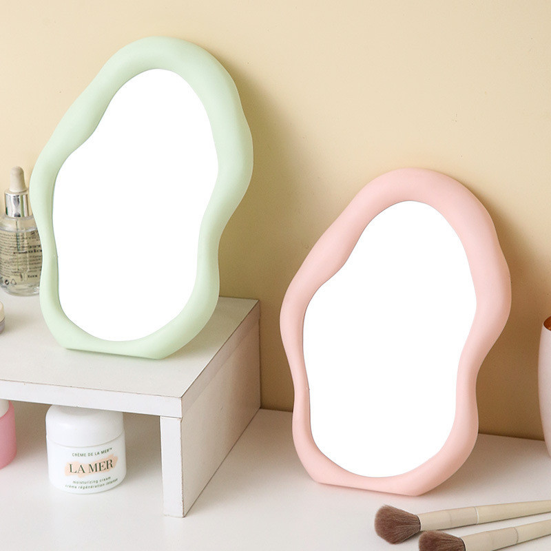 Jual Cermin Makeup Wave Mirror Cermin Rias Estetik | Shopee Indonesia