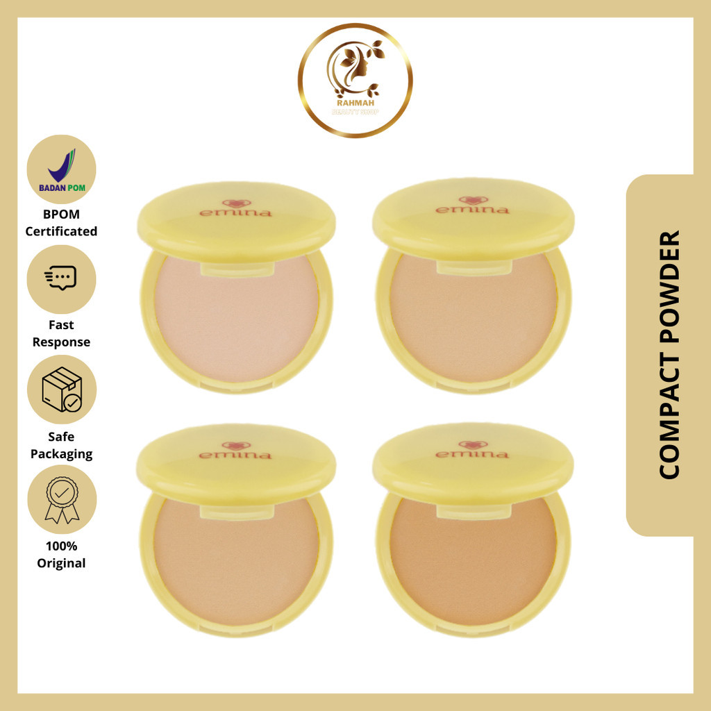 Jual Emina Daily Matte Compact Powder 11 g - Bedak Padat Matte Finish ...