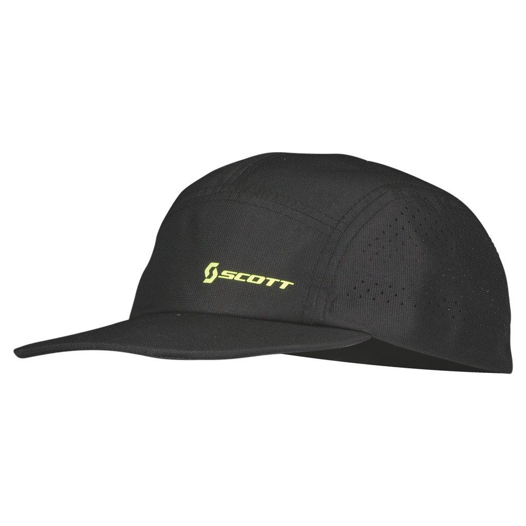 Jual SCOTT - 5 Panel Tech Cap RC Run - Black/Yellow | Shopee Indonesia