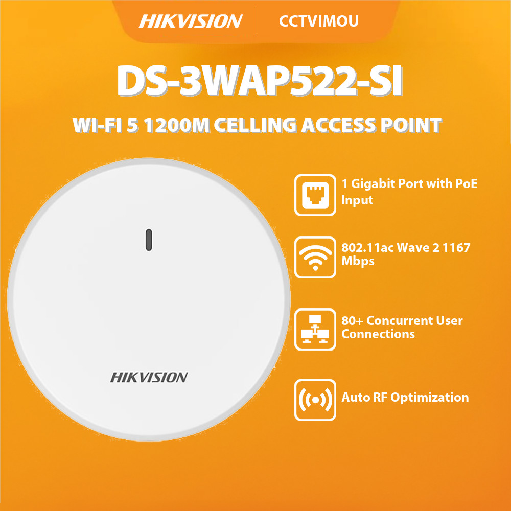 Jual HIKVISION DS-3WAP522-SI WIFI 5 1200M CELLING ACCESS POINT WI-FI ...
