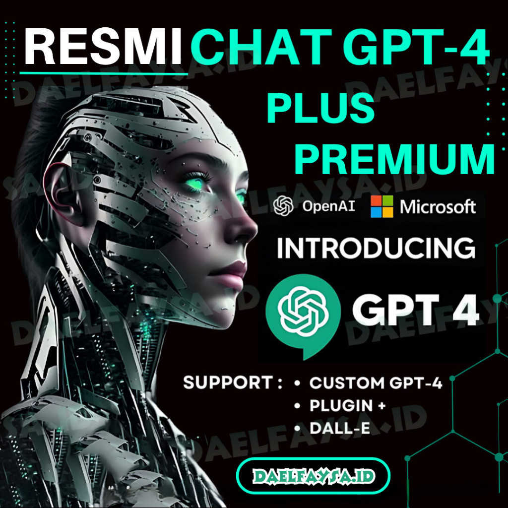 Jual ChatGPT 4 Plus - From Openai GPT 4 Plus Premium Private - GPT4 - ChatGPT with Plugin ...