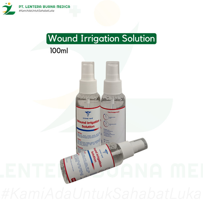 Jual Wound Irrigation Solution 100 Ml Cosmomed Cairan Pembersih Luka ...