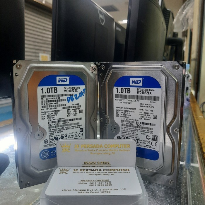 Jual HDD WD BLUE 1 TB SATA 64MB CACHE SENTINEL 100% | Shopee Indonesia