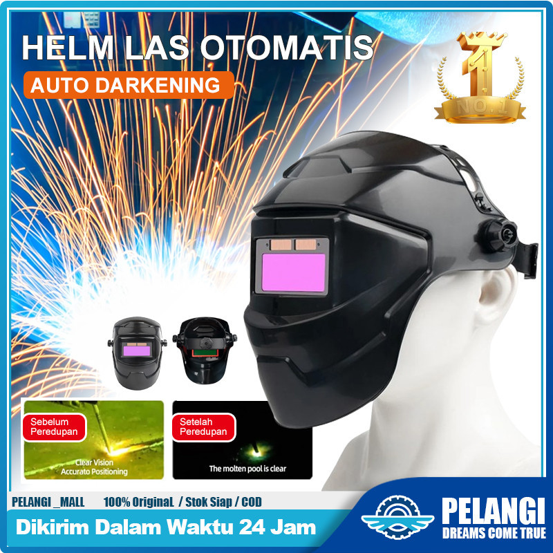 Jual Masker Las PC Penyesuaian Cahaya Variabel Otomatis Tampilan Besar ...