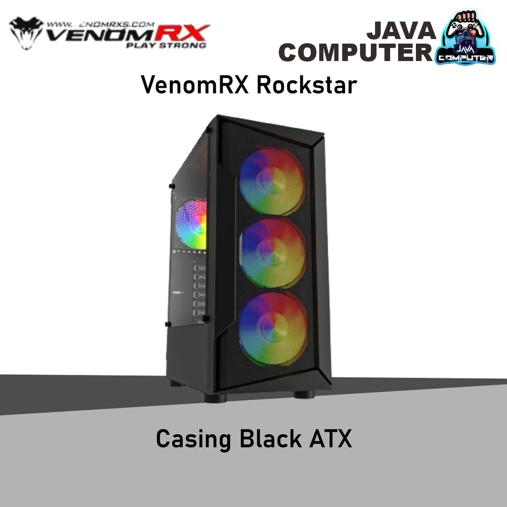 Jual VenomRX Rockstar Casing Black ATX | Shopee Indonesia