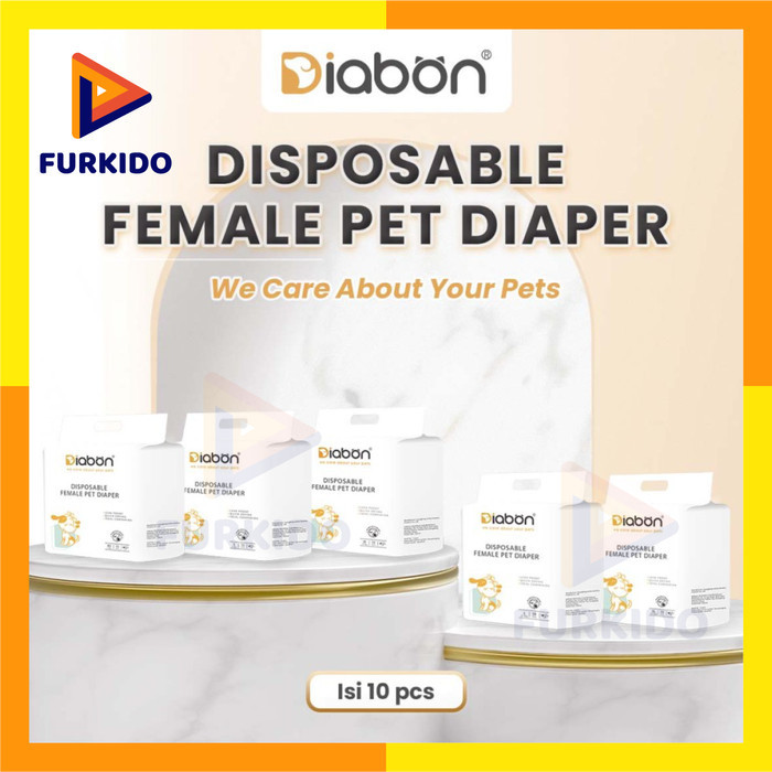 Jual Diabon Female Diapers / Popok Anjing & Kucing Betina Premium isi ...