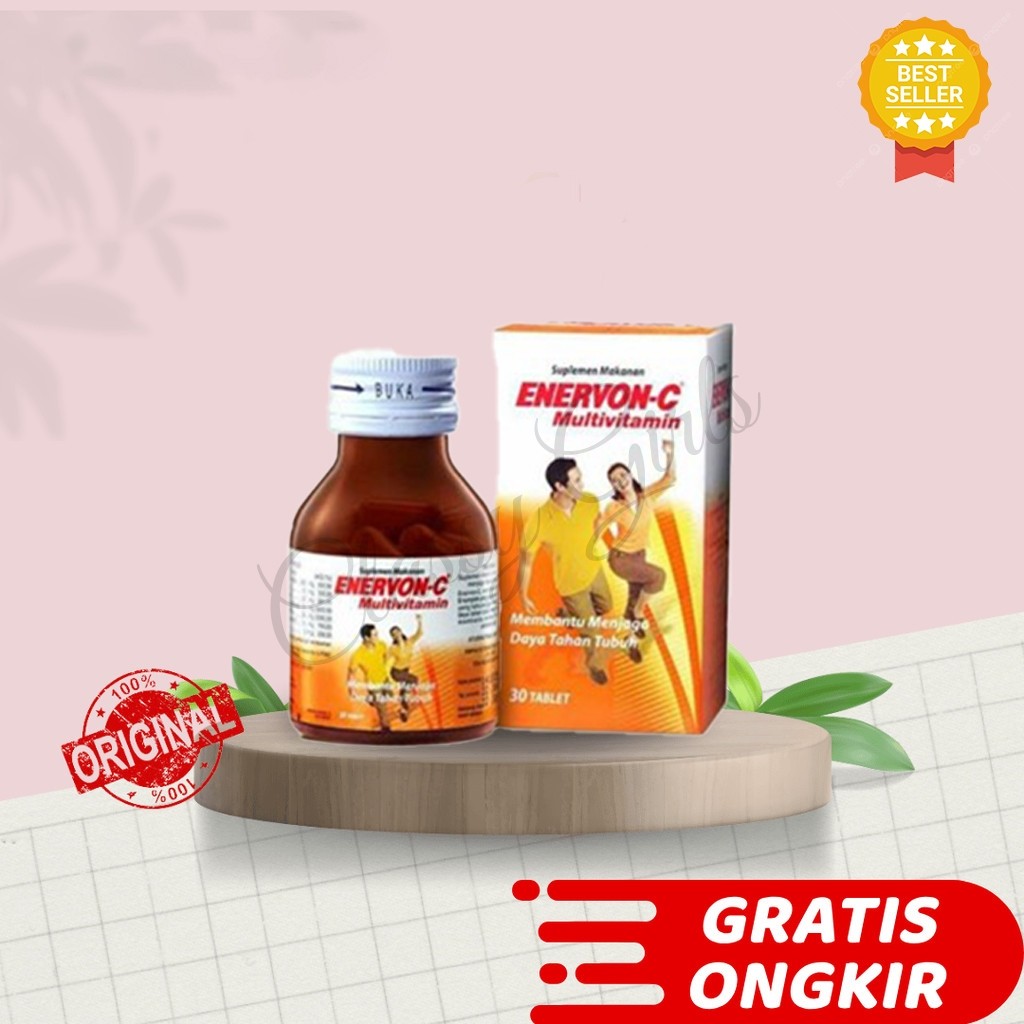 Jual MULTIVITAMIN ENERVON C ISI 30 TABLET/SUPLEMEN KESEHATAN | Shopee ...