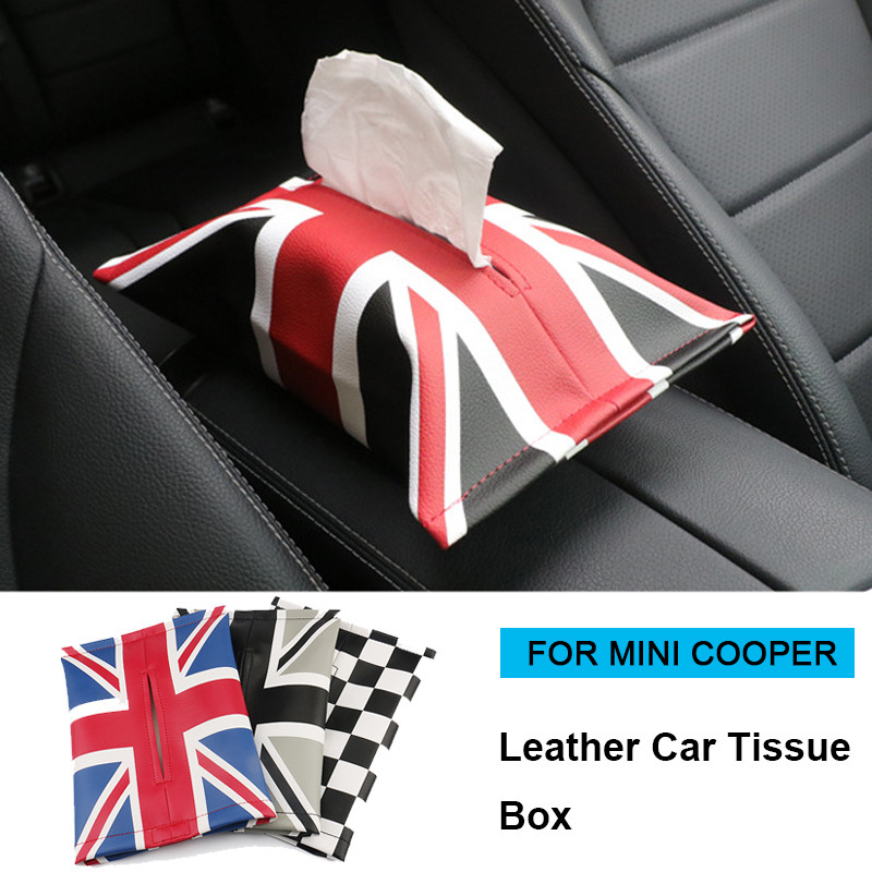 Jual PU Leather Car Tissue Boxes For Mini Cooper R56 R50 F56 R53 F55 ...