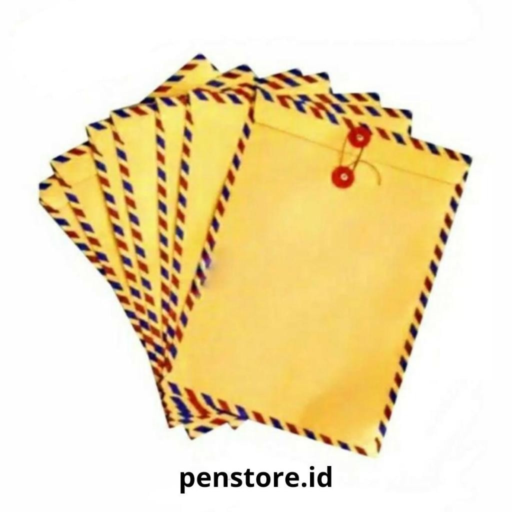 Jual [Pack = 10pcs] Amplop Coklat Tali Lamaran Kerja / Map Coklat Air ...
