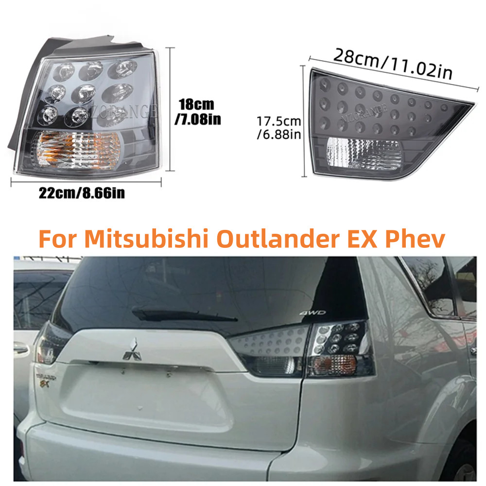Jual Rear Tail Lights For Mitsubishi Outlander EX Phev 2007 2008 2009 ...