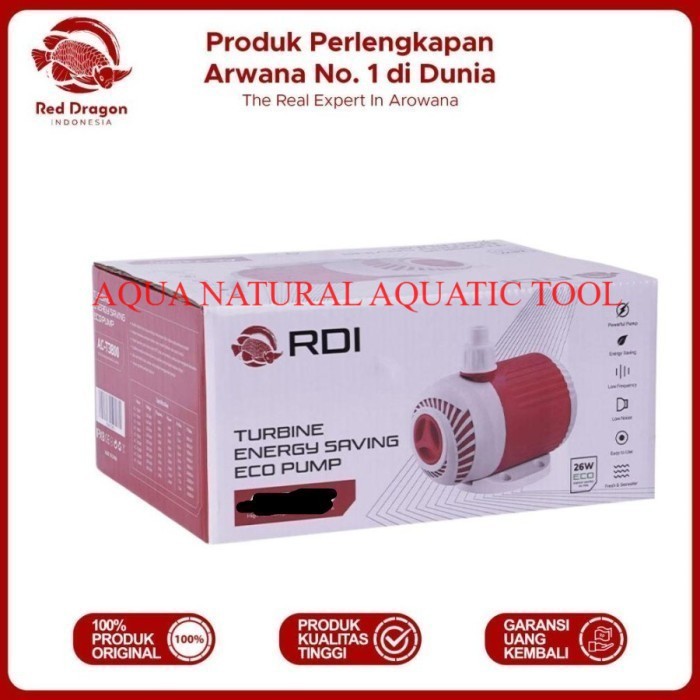 Jual Pompa Air Celup Aquarium Kolam Ikan RED DRAGON INDONESIA RDI RD AC ...