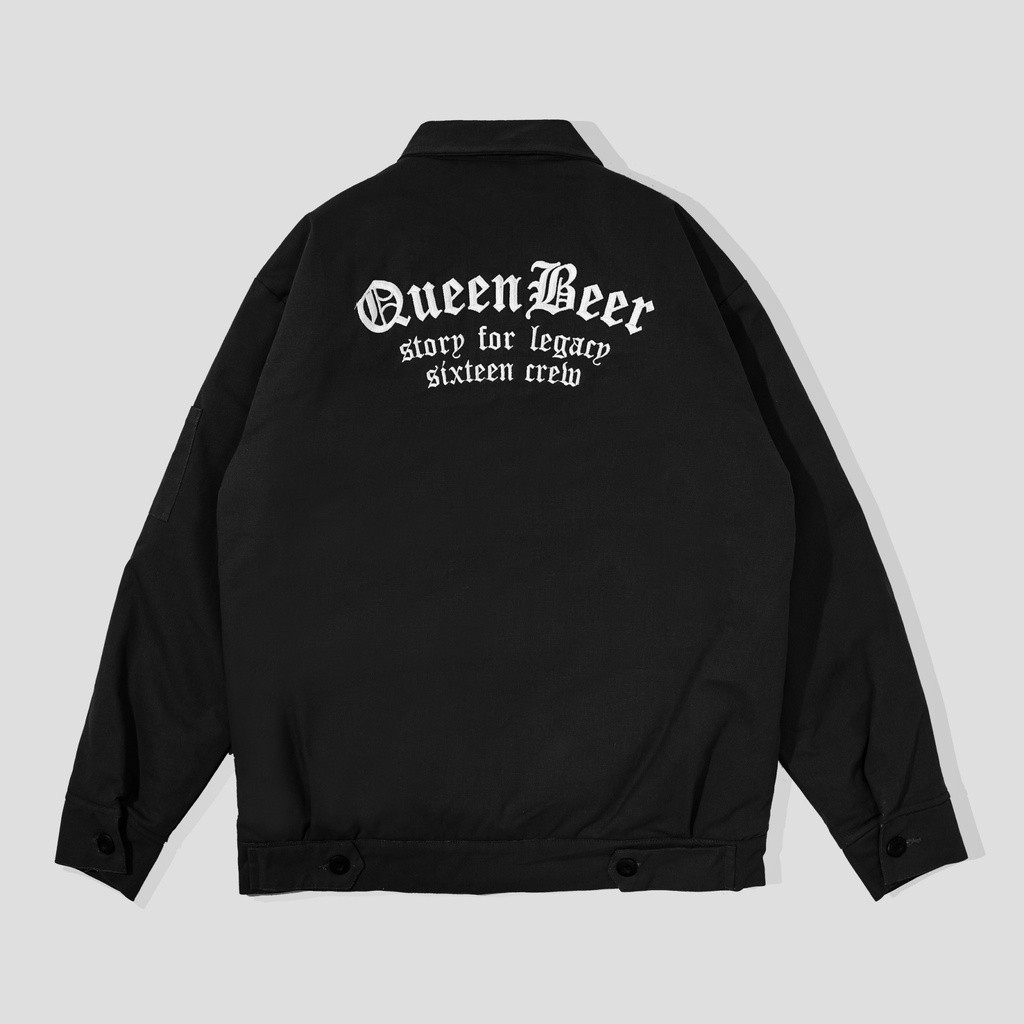 Jual Queenbeer - Work Jacket Woorkie Black | Shopee Indonesia