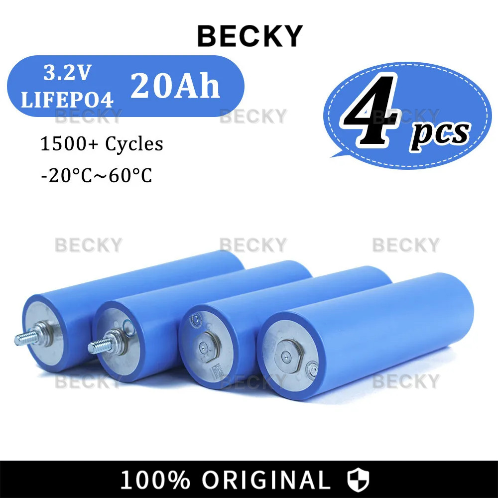 Jual 12V/3.2V/ C40 Lifepo4 3.2V 20Ah Cylindrical LiFePO4 Battery Cell ...