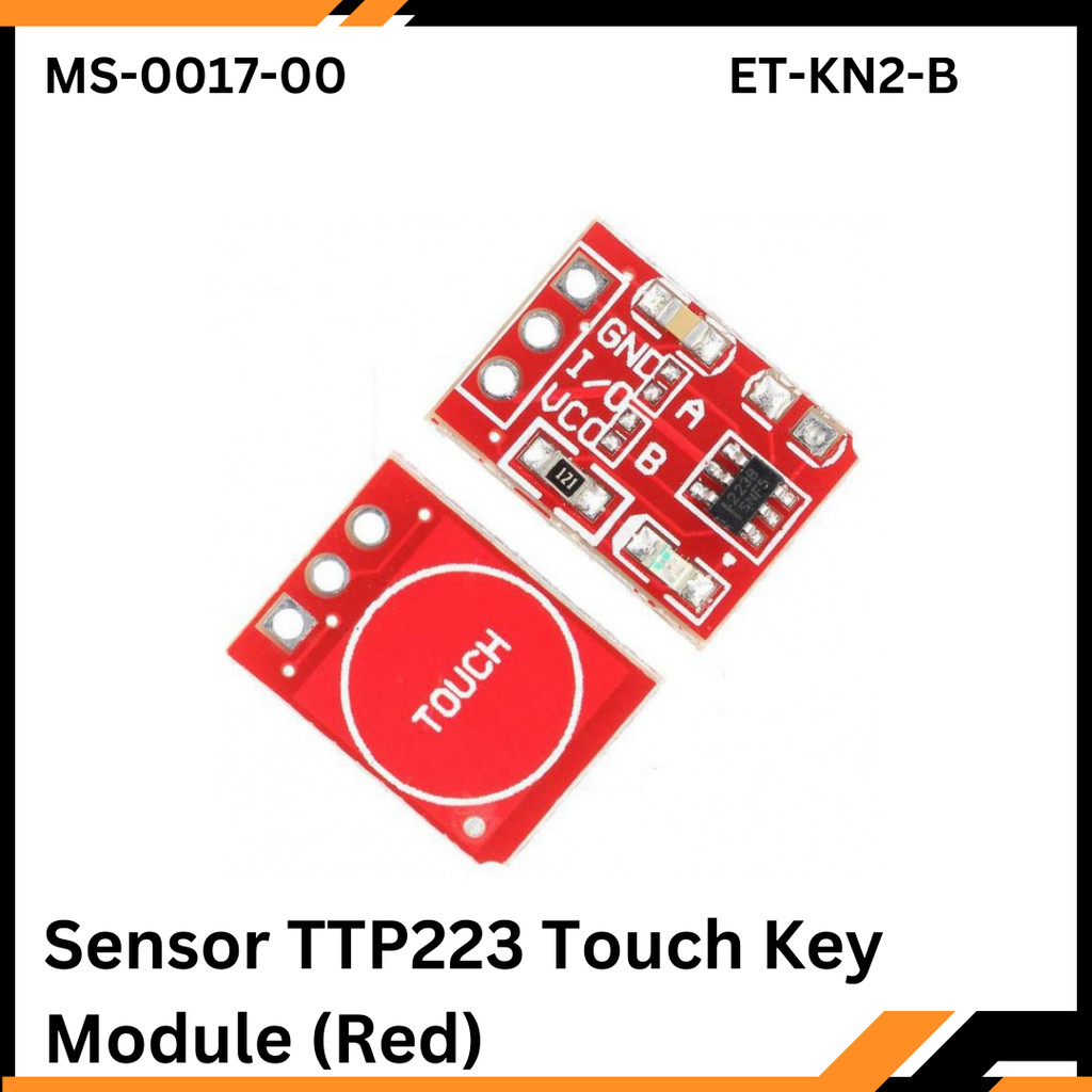 Jual Sensor TTP223 Touch Key Module (Red) / TTP223 Touch Key Module (Red color) | Shopee Indonesia