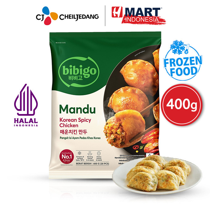 Jual CJ BIBIGO Mandu Korean Spicy Chicken - Pangsit isi Ayam Pedas Khas ...