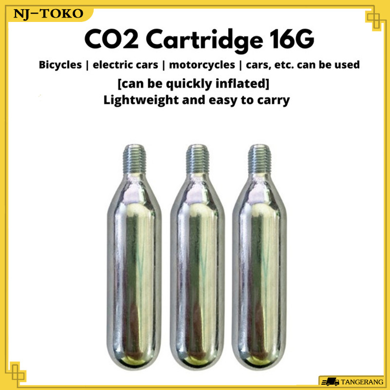 Jual 8/12/16g Tabung Gas CO2 Tahan Lama Tabung CO2 Airgun Untuk Soda Charger / Pompa Sepeda ...