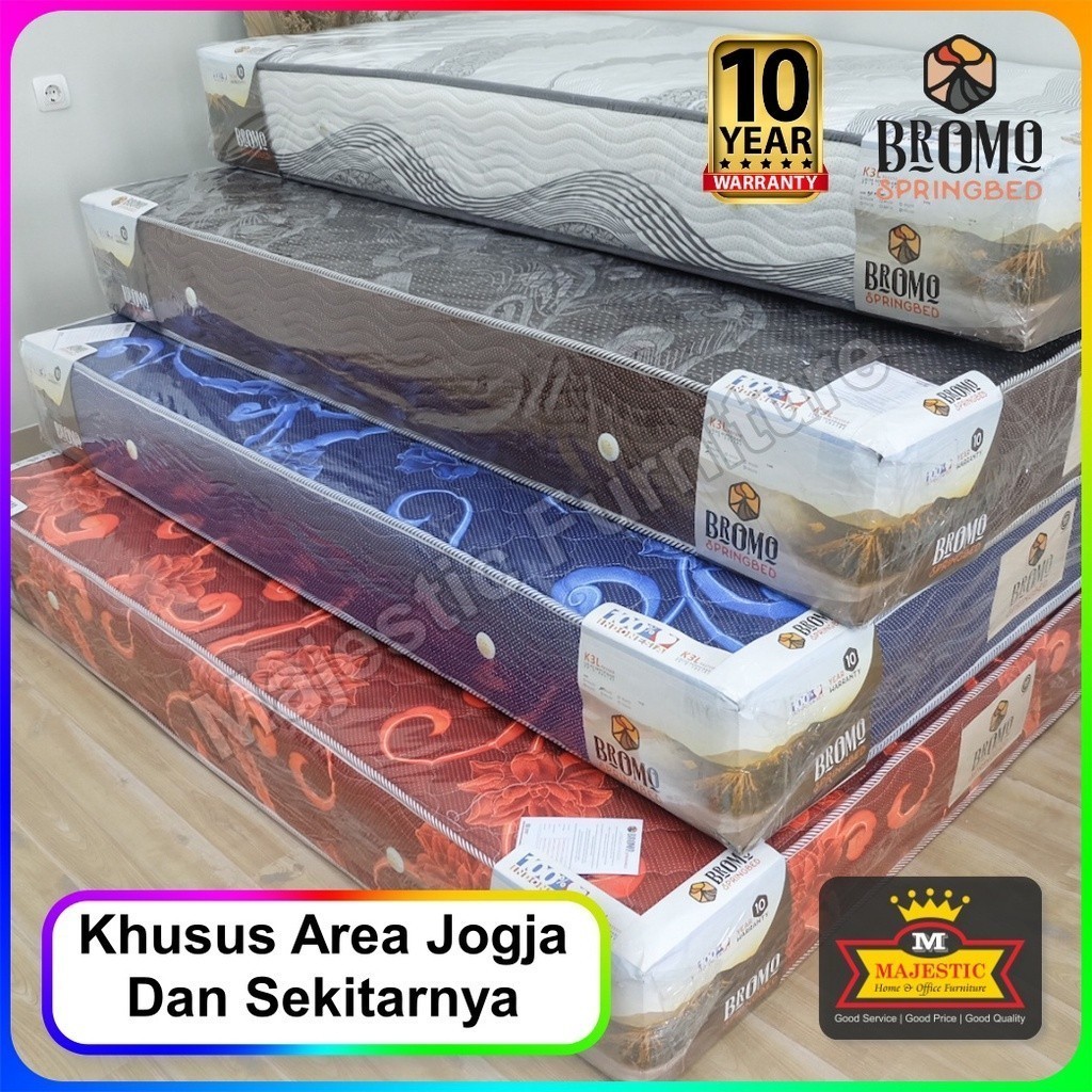 Jual Kasur/Matras Spring Bed Bromo Basic - 90/100/120/140/160/180/200 ...