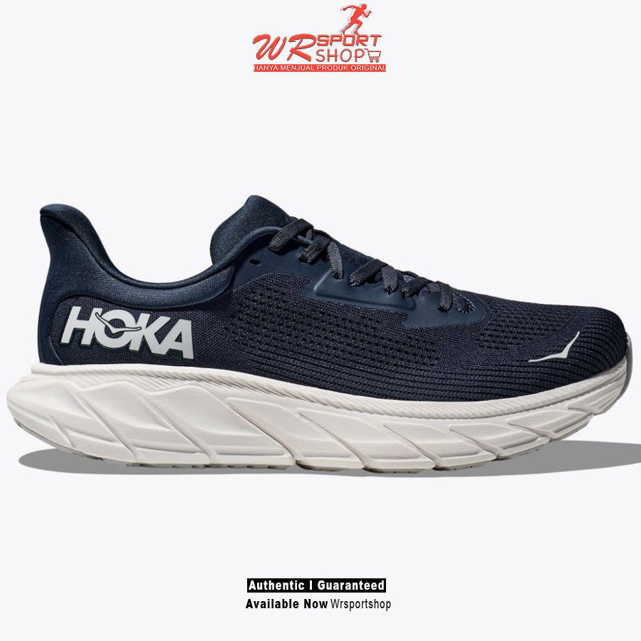 Jual Sepatu Lari Pria Hoka Arahi 7 - Outer Space / White ORIGINAL ...