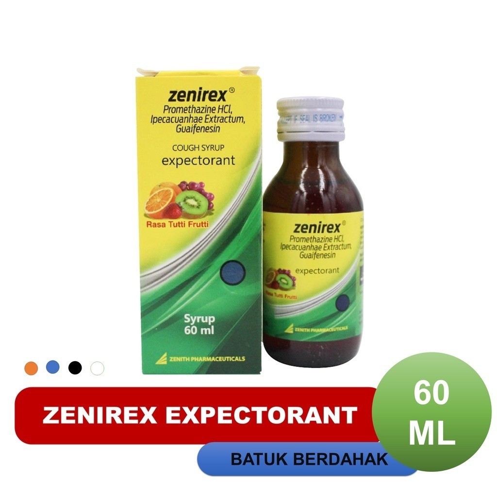 Jual Zenirex Expectoran Sirup 60 ML | Shopee Indonesia