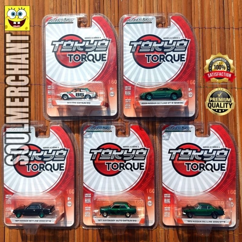 Jual Greenlight Green Machine TokyoTorque 3 BRE Auto Datsun 510 ...