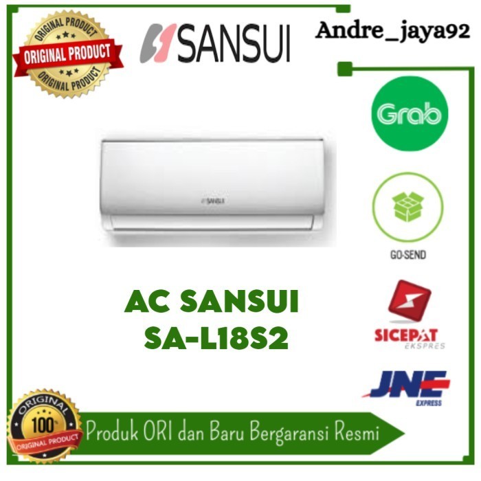 Jual Ac Dinding Sansui 2 PK Standard Japan Quality SA-L18S2 | Shopee ...