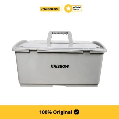 Jual Krisbow Kotak Perkakas Plastik Dengan Tutup Frtc2Bkc Toolbox ...