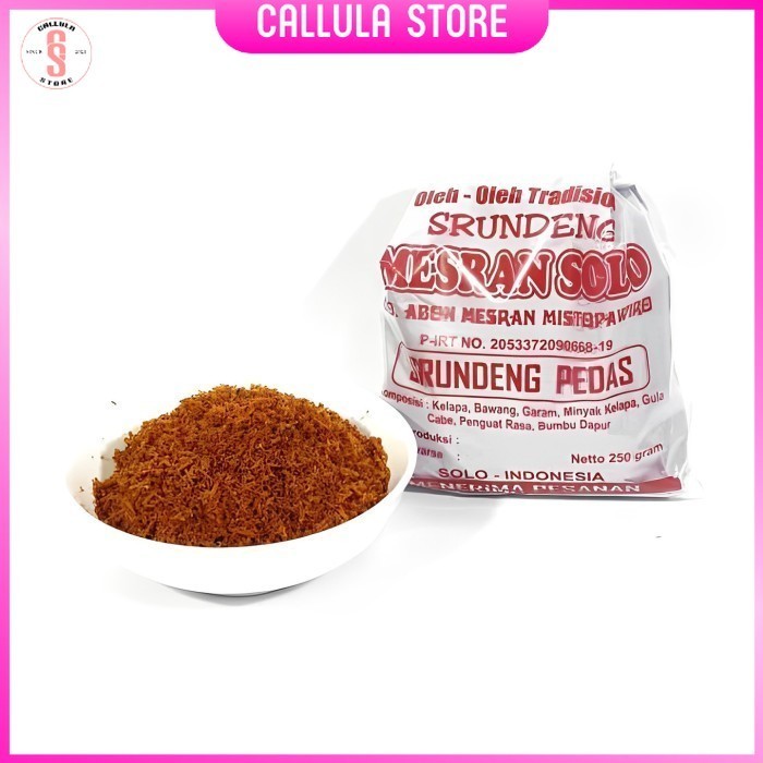 Jual Serundeng Kelapa Mesran Solo Pedas Manis 250 gram - Pedas CL01 ...