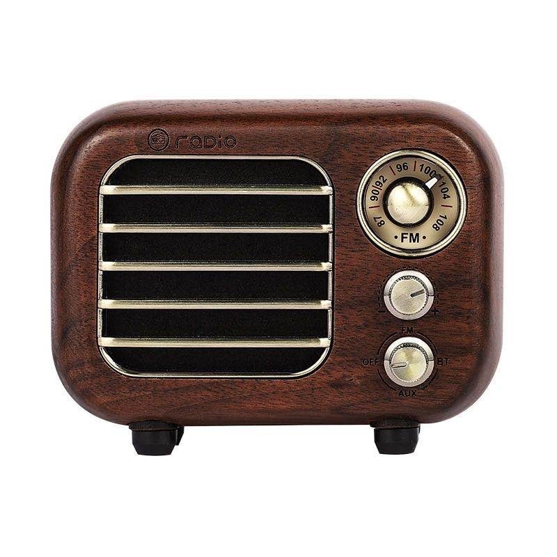 Jual Retro Radio Bluetooth Small Speaker Vintage Radio Portable FM ...
